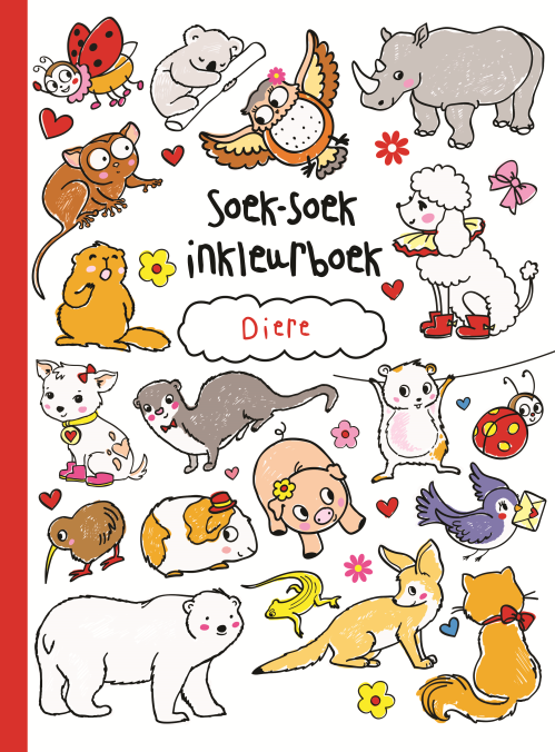NB Publishers | Soek-soek inkleurboek: Diere